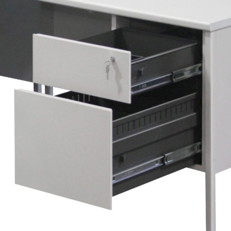 Tuffmaxx Single Pedestal Steel Desk - Xenali